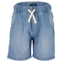 Jeansbermudas Blue Seven, Jungen, Gr. 116, N-Gr, hl blau, Denim/Jeans, Obermaterial: 100% Baumwolle, Abriebeffekte, unifarben, Basic kniefrei, Jeans