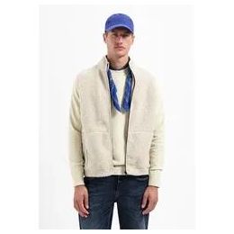 Sweater NO EXCESS "NO EXCESS Teddy-Bodywarmer", Herren, Gr. XXL, sand, 100% Polyester ( Recycelt), Sweatshirts Sweater