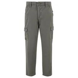 Cargohose Urban Classics "Urban Classics Herren BoysStraight Leg Cargo Pants", Jungen, Gr. 146/152, Normalgr&ouml;&szlig;en, asphalt, 100% Baumwolle, unifarben, normal, Hosen Cargohose