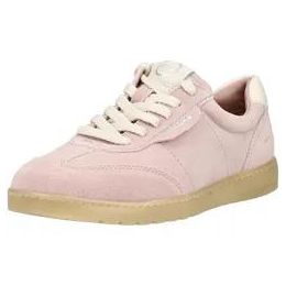 Sneaker Tamaris "Tamaris Sneaker Veloursleder/Textil", Damen, Gr. 40, rose, Textil, Veloursleder, Schuhe Sneaker