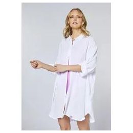 Hemdbluse Chiemsee, Damen, Gr. 36, wei&szlig;, 100% Viskose, Blusen Hemdbluse