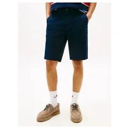 Tommy Hilfiger Shorts TOMMY JEANS "SCANTON", Herren, Gr. 38, N-Gr, schwarz night navy, Web, Obermaterial: 96% Baumwolle, 4% Elasthan, unifarben, regular fit kurz, Hosen Shorts, Regular fit mit praktischen Taschen