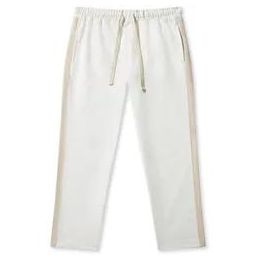 Stoffhose IRASUTO STUDIOS "Irasuto Studios OPEN HEM PANTS", Herren, Gr. M, US-Gr&ouml;&szlig;en, sand, 70% Polyester, 30% Baumwolle, loose fit, Hosen Stoffhose