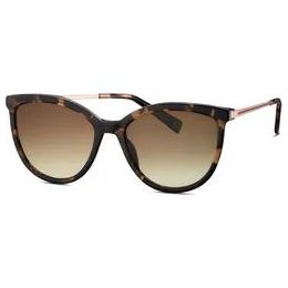 Sonnenbrille BRENDEL EYEWEAR "Modell 907050", Damen, havanna, gemustert, leicht durchscheinend, leicht gl&auml;nzend, metallic, Sonnenbrillen Sonnenbrille, Form Feminin, Logoschriftzug auf B&uuml;gel, Kombifassung