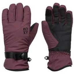 Snowboardhandschuhe Roxy "Roxy Jetty Solid", Damen, Gr. XL, huckleberry, Obermaterial: 50% Microfaser, 50% Polyurethan;, Handschuhe