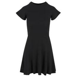 Shirtkleid Urban Classics "Urban Classics Damen Ladies Skater Rib Dress", Damen, Gr. XL, US-Gr&ouml;&szlig;en, schwarz, 95% Baumwolle, 5% Elasthan, unifarben, normal, Rundhals, Kleider Shirtkleid