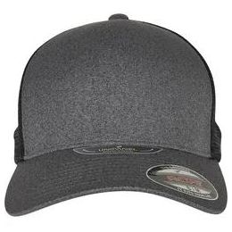 Flex Cap Flexfit "Flexfit Unisex Flexfit UNIPANELTM CAP", Damen, Gr. S/M, schwarzgrau, schwarz, 95% Polyester, 5% Elasthan, unifarben, Caps