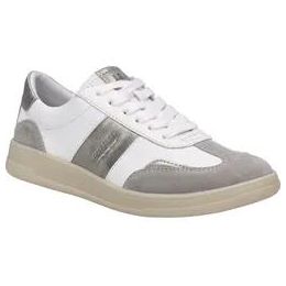 Sneaker Josef Seibel "Jade 01, grau-multi", Damen, Gr. 36, grau (grau, multi), Obermaterial: 100% Rindsleder Leather cow., Schuhe Sneaker