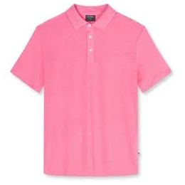 Poloshirt OLYMP "OLYMP Casual Wirk", Damen, Gr. S, pink, 95% Leinen, 5% Elasthan, Shirts