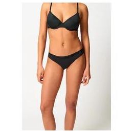 Rioslip Skiny "Natural Beauty", Damen, Gr. 42, schwarz, Obermaterial: 48% Modal, 47% Baumwolle, 5% Elasthan. Spitze: 85% Polyamid, 15% Elasthan, unifarben, normal, Unterhosen, klassisch, basic, elastisch, bequem, weich, schmaler Gummi