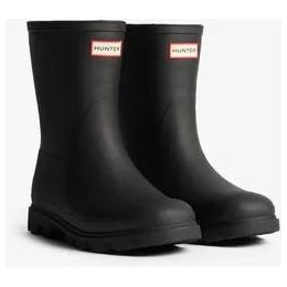 Gummistiefel Hunter "UNISEX DOWNPOUR SHORT INSULATED BOOT", Herren, Gr. 41, schwarz, Synthetik, Schuhe Gummistiefel, wasserdichte Winterschuhe, Snowboots, gef&uuml;ttert