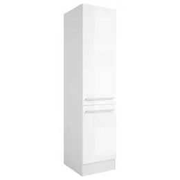 Vorratsschrank BASIC BY BALCULINA "Jazz B/T/H 50x57x212cm", wei&szlig; hochglanz, wei&szlig; matt, B:50cm H:212cm T:57cm, Holzwerkstoff, Schr&auml;nke, Vorratsschrank, Breite 50cm, Melaminbeschichtung