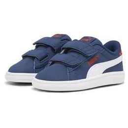 Sneaker Puma "Smash 3.0 Buck Sneakers Kinder", Kinder, Gr. 24, bunt (persian blau wei&szlig; for all time rot), Obermaterial: Textil, Synthetik. Futter: Textil. Innensohle: Textil. Laufsohle: Gummi, Schuhe Sneaker