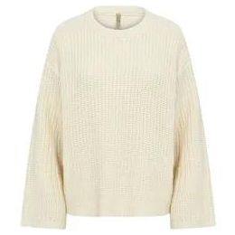 Strickpullover soyaconcept "Soya Concept Sweater SC-REMONE", Damen, Gr. S, 1620 cream, Obermaterial: 60% Baumwolle, 40% Polyacryl, Pullover Strickpullover