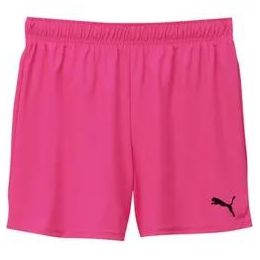 Trainingsshorts Puma "TEAMGOAL SHORTS WMNS", Damen, Gr. XXL, N-Gr, fluro pink pes, Puma schwarz, Interlock, Obermaterial: 100% Polyester, unifarben, regular fit kniefrei, Hosen, aus Interlock-Material, kniefrei, sportlicher Stil