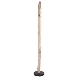 Globo LIGHTING Stehlampe "FELICITAS", schwarz matt, 1, &Oslash; 23cm H: 151cm, 1 Stk., Leuchten, Stehleuchte Schwarz/Holz, Acryl kristall, dimmbar, LED 20W, Stehlampe