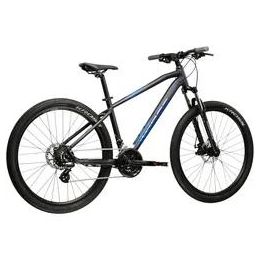 Mountainbike KROSS "Hardtail 27,5" Hexagon 2.0 blau 21 G&auml;nge" Gr. 43, blau, schwarz, Fahrr&auml;der, Herren, 43cm, 27,5 Zoll (69,85cm) hinten: 27,5 Zoll (69,85cm), KROSS Mountainbike Hardtail 27,5" Hexagon 2.0 blau 21 G&auml;nge