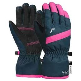 Skihandschuhe Reusch "Wonder R-TEX XT Junior", M&auml;dchen, Gr. 6, blau, pink, 93% Polyester, 7% Polyurethan, mehrfarbig, Handschuhe, mit wasserdichter, atmungsaktiver Funktion