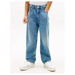 5-Pocket-Jeans Tommy Hilfiger "RELAXED", Jungen, Gr. 12 (152), N-Gr, mediumused, Denim/Jeans, Obermaterial: 61% Baumwolle, 39% Lyocell, unifarben, relaxed fit lang, Jeans 5-Pocket-Jeans, Kinder bis 16 Jahre, 5-Pocket-Stil