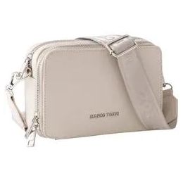Umh&auml;ngetasche Marco Tozzi, Damen, Gr. B/H/T: 19cm x 12,5cm x 6cm, beige, Lederimitat, unifarben, Taschen Umh&auml;ngetasche, Damen Kamerabag, Schultertasche mit Kartensteckf&auml;chern