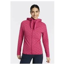 Fleecejacke CMP, Herren, Gr. 44, magenta meliert, Obermaterial: 90% Polyester, 10% Elasthan, Jacken Fleecejacke, f&uuml;r Wanderungen, f&uuml;r vielseitige Aktivit&auml;ten, &Uuml;bergangsjacke