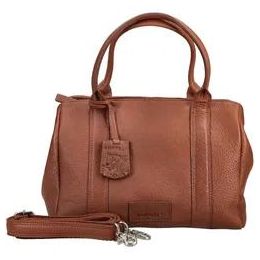 Henkeltasche Burkely "Burkely Taschen Leder", Herren, Gr. onesize, chestnut, Leder, Taschen