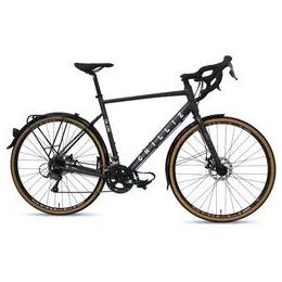 Gravelbike CHILLIZ "GL.08" Gr. 54, schwarz, matt, schwarz, Fahrr&auml;der, 54cm, 28 Zoll (71,12cm) hinten: 28 Zoll (71,12cm)