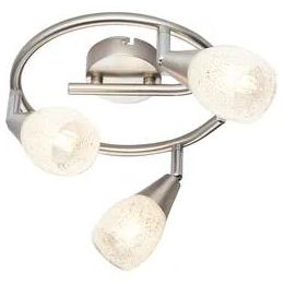 Globo LIGHTING Deckenstrahler "FRANZISKA", nickel matt, 1 Stk., Leuchten, Deckenspot/Flur/Wohnzimmer/Schlafzimmer, Deckenstrahler
