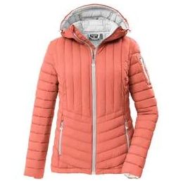 Steppjacke Killtec "KOS 75 WMN QLTD JCKT", Damen, Gr. 46, coral, Obermaterial: 100% Polyamid;Futter: 100% Polyamid;F&uuml;llung: 100% Polyester, Jacken Steppjacke, Leicht, atmungsaktiv, winddicht, wasserabweisend, packbar