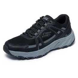 Sneaker Skechers "HILLCREST 2.0-SABBADAY FALLS", Damen, Gr. 40, schwarz, Lederimitat, Schuhe Sneaker, Trekkingschuh, Schn&uuml;rschuh mit Water Repellent