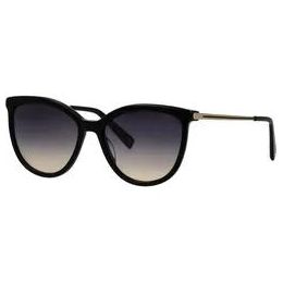 Sonnenbrille BRENDEL EYEWEAR "Modell 907050", Damen, schwarz, leicht gl&auml;nzend, Sonnenbrillen Sonnenbrille, Form Feminin, Logoschriftzug auf B&uuml;gel, Kombifassung