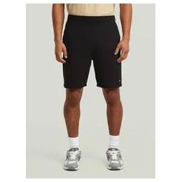 G-Star Raw Trainingsshorts G-STAR "Structured Jersey Short", Herren, Gr. S, dk schwarz, Obermaterial: 64% Polyester, 34% Baumwolle, 2% Elasthan, Hosen