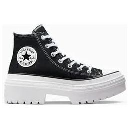Sneaker Converse "CHUCK TAYLOR ALL STAR LUGGED HEEL", Damen, Gr. 42, schwarz, wei&szlig;, egret, Textil, Schuhe Sneaker