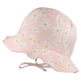 Sonnenhut MaxiMo, M&auml;dchen, Gr. 53, blassrosa, g&auml;nsebl&uuml;mchen, Web, Obermaterial: 100% Baumwolle, H&uuml;te, rosa, G&auml;nsebl&uuml;mchen-Motiv, Bindeband, Webstoff, M&auml;dchen