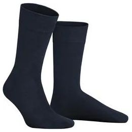 Socken Hudson "Socke Relax Cotton", Damen, Gr. 41-42, blau (marine 0337), Obermaterial: 97% Baumwolle CO. 3% Elasthan EL., Socken Socken