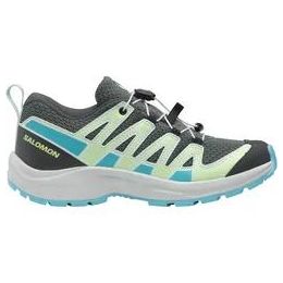 Wanderschuh Salomon "XA PRO V8", Kinder, Gr. 38, north atlantic, metal, blau curacao, Synthetik, Textil, Schuhe Wanderschuh, f&uuml;r Kinder & Jugendliche