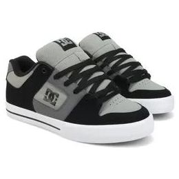 Sneaker DC Shoes "Pure", Herren, Gr. 14(48,5), schwarz, dunkelgrau, grau, Obermaterial:55, 4% Leder, 44, 6% Synthetik;, Schuhe Sneaker