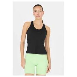 Tanktop Endurance "Nan", Damen, Gr. 44, schwarz, 90% Polyester, 10% Elasthan, unifarben, normal, Rundhals, Tops Tanktop, in schnelltrocknender und dehnbarer Qualit&auml;t