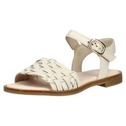 Riemchensandale Gabor "Gabor Sandalen Glattleder", Damen, Gr. 39, beige, Glattleder, Schuhe Riemchensandale