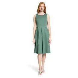 Sommerkleid Vera Mont "Damen tailliert", Damen, Gr. 46, Normalgr&ouml;&szlig;en, bright jungle, Obermaterial: 76% Baumwolle, 21% Polyamid, 3% Elasthan, tailliert kurz, Rundhals, Kleider Sommerkleid