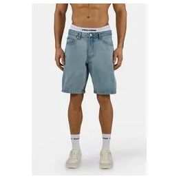 Jeansshorts Pegador "Bostic Jeans Shorts", Herren, Gr. 32, N-Gr, washed light blau, Denim/Jeans, Obermaterial: 100% Baumwolle, Abriebeffekte, regular fit ca. Mitte Oberschenkel, Jeans Jeansshorts, Baumwolle, regular fit