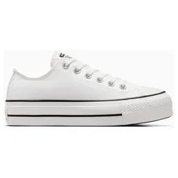 Sneaker Converse "CHUCK TAYLOR ALL STAR LIFT PLATFOR", Damen, Gr. 36, wei&szlig;, schwarz, wei&szlig;, Textil, Schuhe Sneaker