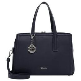 Shopper Tamaris "Shopper TAS Kim", Damen, Gr. B/H/T: 29cm x 21cm x 10cm 0, blau (blau 500), Polyurethan, Taschen Shopper
