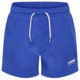 Badeshorts Hummel "HMLJR REG BOARD SHORTS", Jungen, Gr. 134, N-Gr, dazzling blau, Obermaterial: 100% Polyester, Badehosen Badeshorts, mit String zur Regulierung, aus Polyester, sportlicher Stil