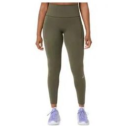 Lauftights asics "ROAD SEAMLESS TIGHT", Damen, Gr. M, N-Gr, schwarz olive, Obermaterial: 94% Polyamid, 6% Elasthan, Hosen