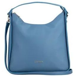 Hobo Remonte, Damen, Gr. B/H/T: 32cm x 33cm x 10,5cm, jeansblau, Lederimitat, unifarben, Taschen Hobo, Handtasche, Schultertasche mit abnehmbarem Umh&auml;ngeriemen