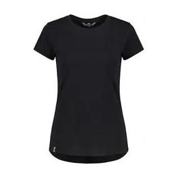 alife and kickin Rundhalsshirt ALIFE & KICKIN "Damen TheresAK A Kurzarmshirt, Shirt", Damen, Gr. S, schwarz, 95% Viskose, 5% Elasthan, Shirts Rundhalsshirt, leichtes T-Shirt mit Rundhals aus weichem Materialmix
