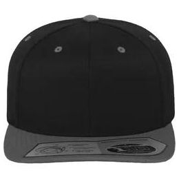 Flex Cap Flexfit "Flexfit Unisex 110 Fitted Snapback", Herren, Gr. onesize, schwarz, grau, 83% Polyacryl, 15% Wolle, 2% Elasthan, unifarben, Caps