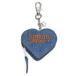 Tommy Hilfiger Geldb&ouml;rse TOMMY JEANS "TJW COOL DENIM HEART COIN PURSE", Herren, jeansblau, Baumwolle, Kleinlederwaren, Damen Mini Geldbeutel, Portmonnaie mit Rei&szlig;verschluss