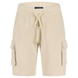 Shorts Blue Seven "Blue Seven Jogginghose", Jungen, Gr. 176, 0470, kiesel, 100% Baumwolle, relaxed fit, Hosen Shorts
